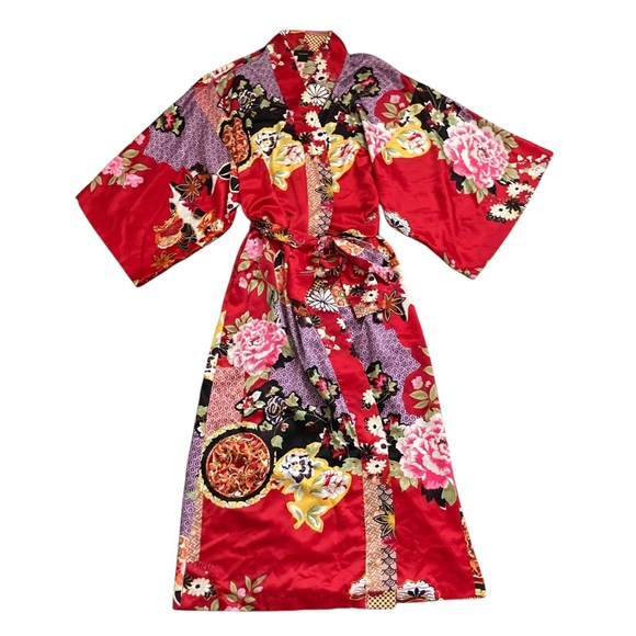 Natori | Intimates & Sleepwear | Natori Floral Kimono Robe Dressing ...